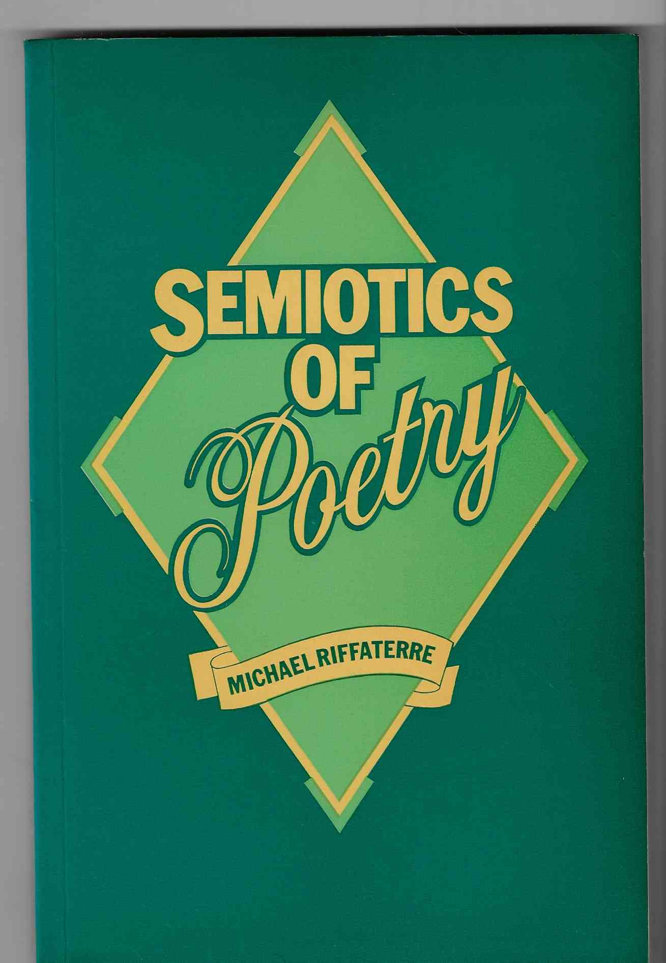 Semiotics of Poetry