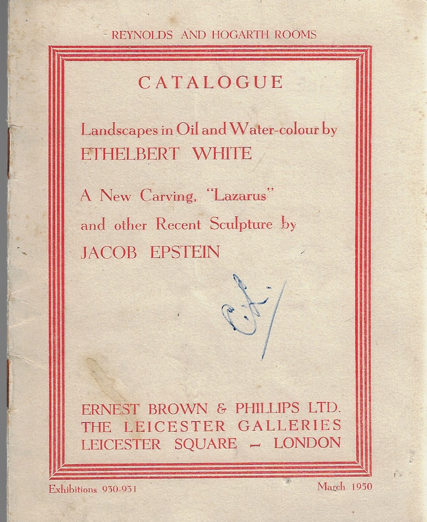 Landscapes in Oil and Water-colour by Ethelbert White; A New Carving ...