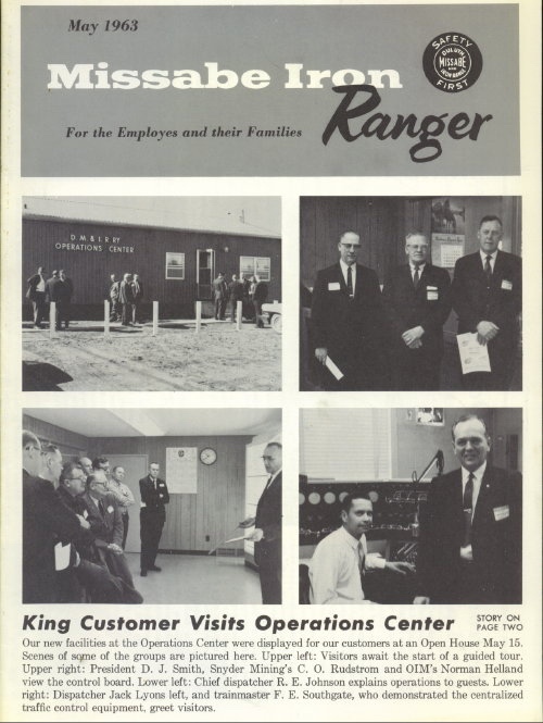 Missabe Iron Ranger, July 1963 For Employees and Their Families