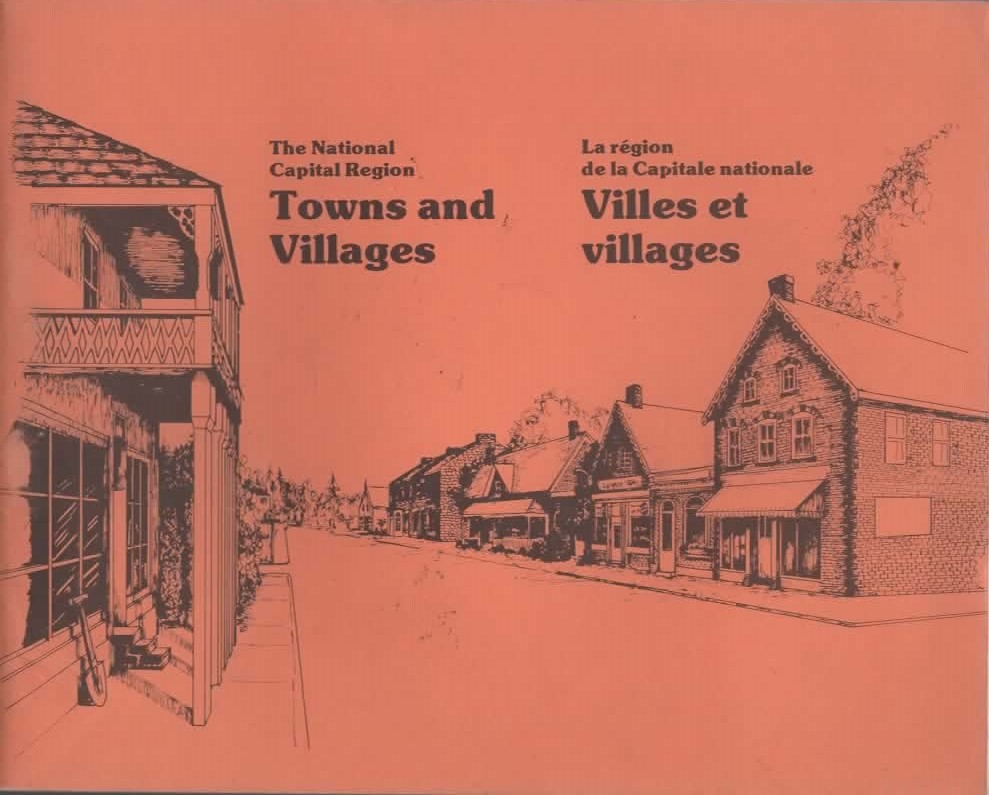 TOWNS AND VILLAGES OF THE NATIONAL CAPITAL REGION Villes Et Villages De ...