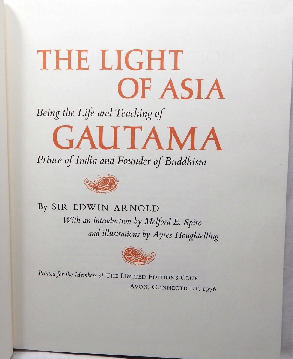 The Light of Asia, or The Great Renunciation (Mahabhinishkramana ...