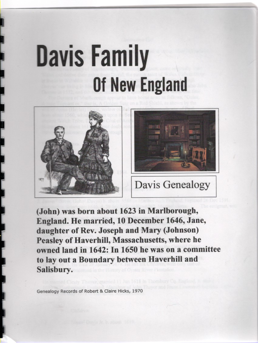 Davids Family Tree Chart