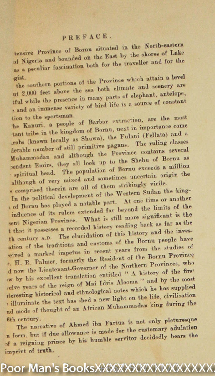 HISTORY OF THE FIRST TWELVE YEARS OF THE REIGN OF MAI IDRIS ALOOMA OF ...