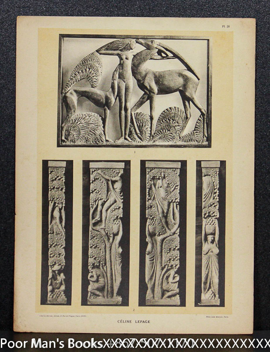 9 HELIOTYPE FOLIO SCULPTURAL PLATES CIRCA 1925 [LBC]