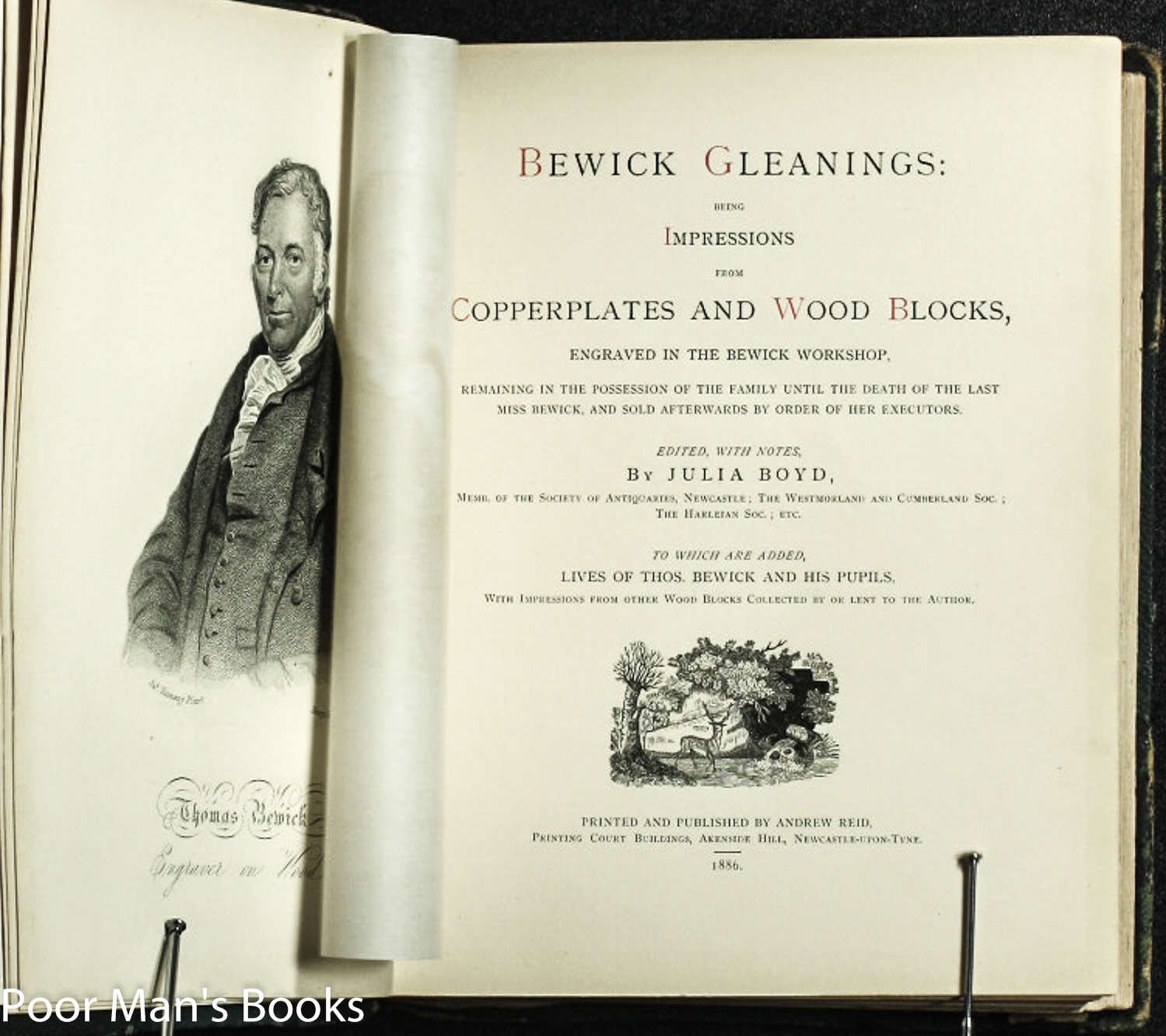 BEWICK GLEANINGS: BEING IMPRESSIONS FROM COPPERPLATES AND WOOD BLOCKS ...