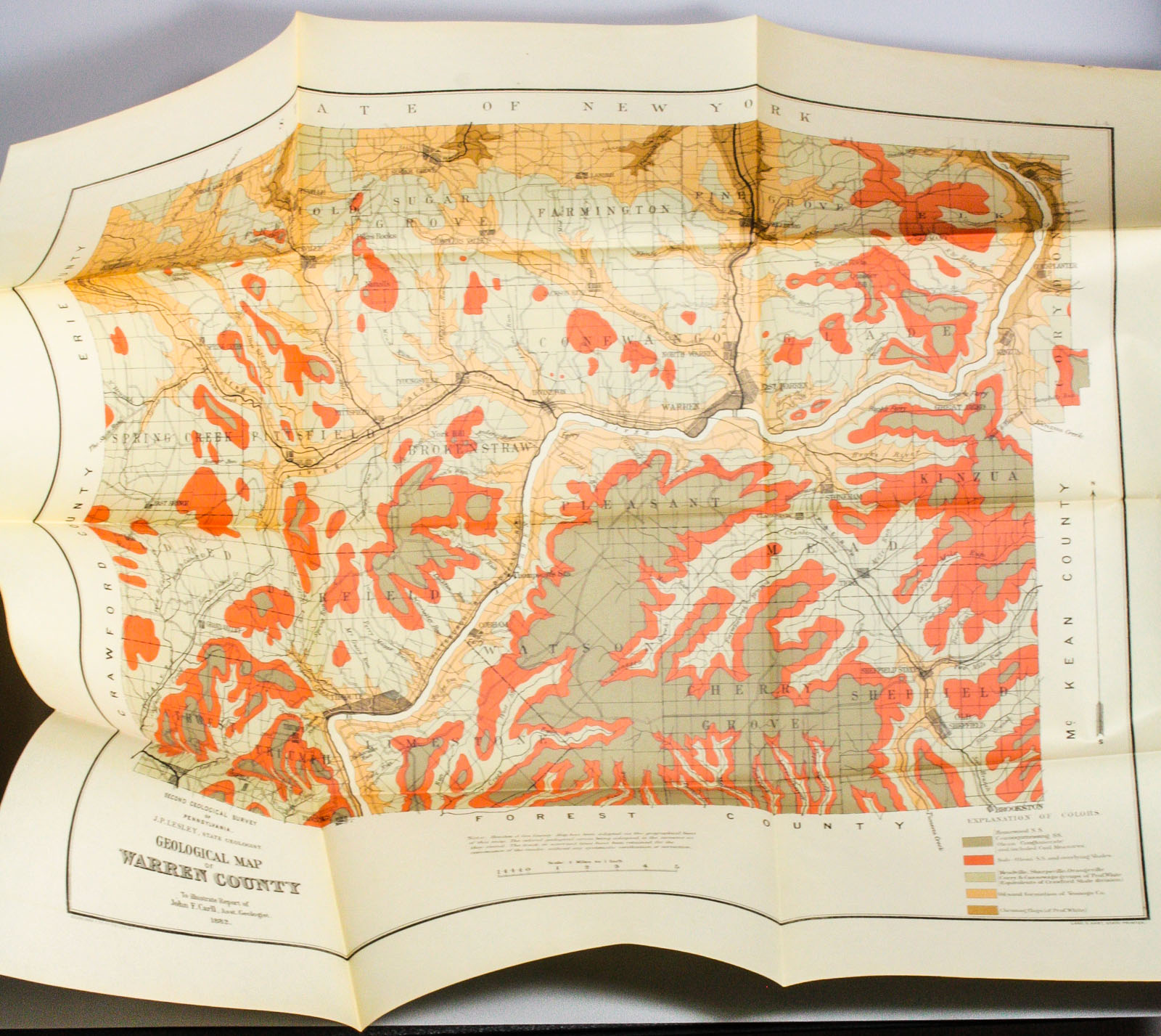 SECOND GEOLOGICAL SURVEY OF PENNSYLVANIA 1880-83; GEOLOGICAL REPORT ON ...