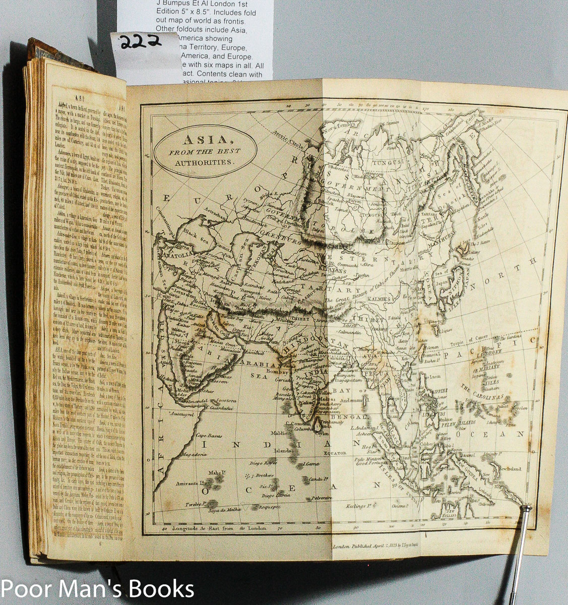 GENERAL GAZETEER OR COMPENDIOUS GEOGRAPHICAL DICTIONARY; ILLUSTRATED WITH MAPS