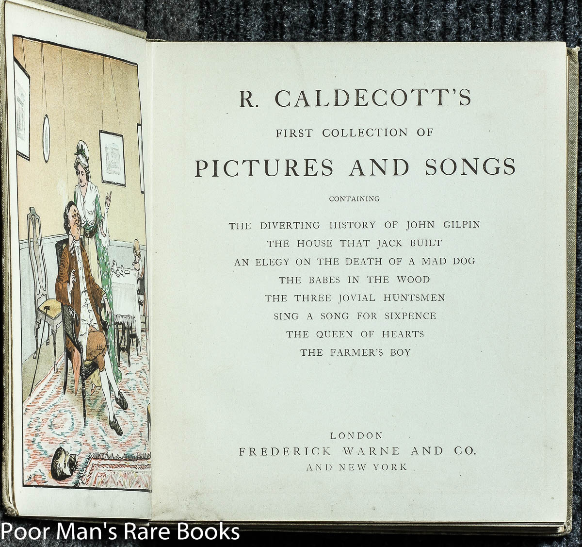 R.CALDECOTT'S FIRST COLLECTION OF PICTURES AND SONGS
