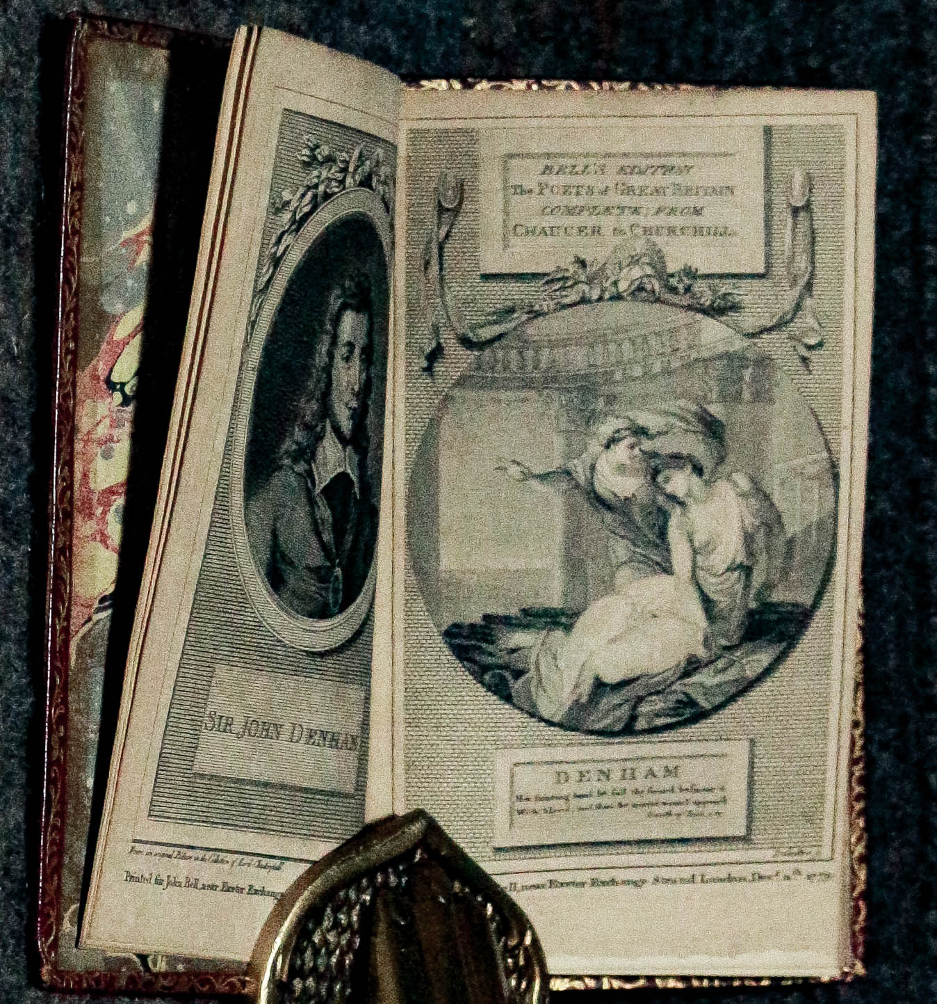 poetical works of Sir John Denham 1779