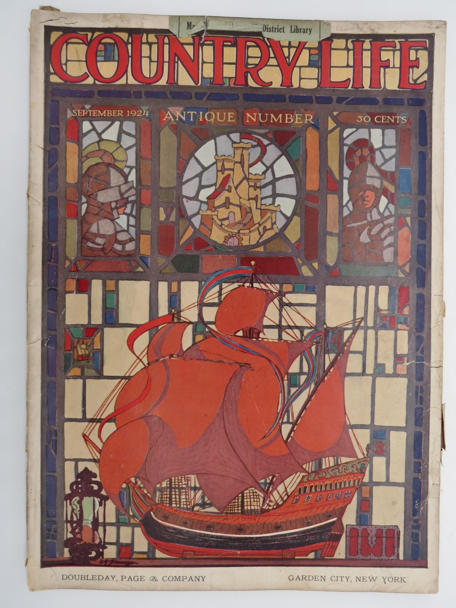 COUNTRY LIFE MAGAZINE, SEPTEMBER 1924 (DECORATIVE MAPS & THEIR MAKERS ...