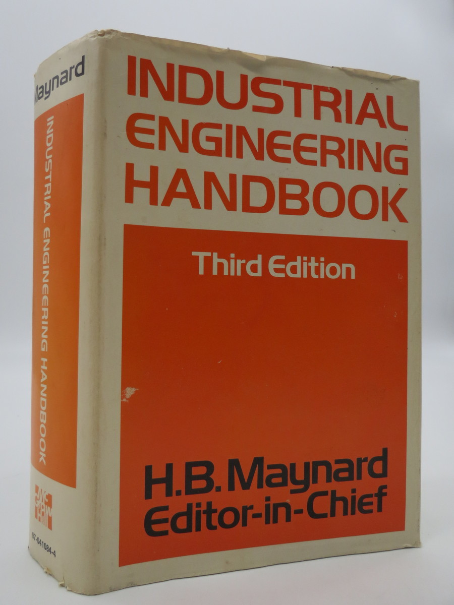 INDUSTRIAL ENGINEERING HANDBOOK (DJ Protected by a Brand New, Clear ...