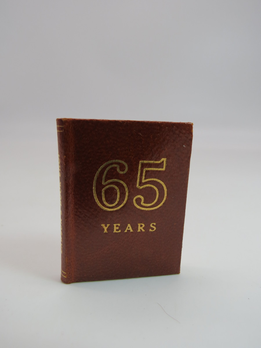 UP 65 YEARS TO LARCHMONT (MINIATURE BOOK)