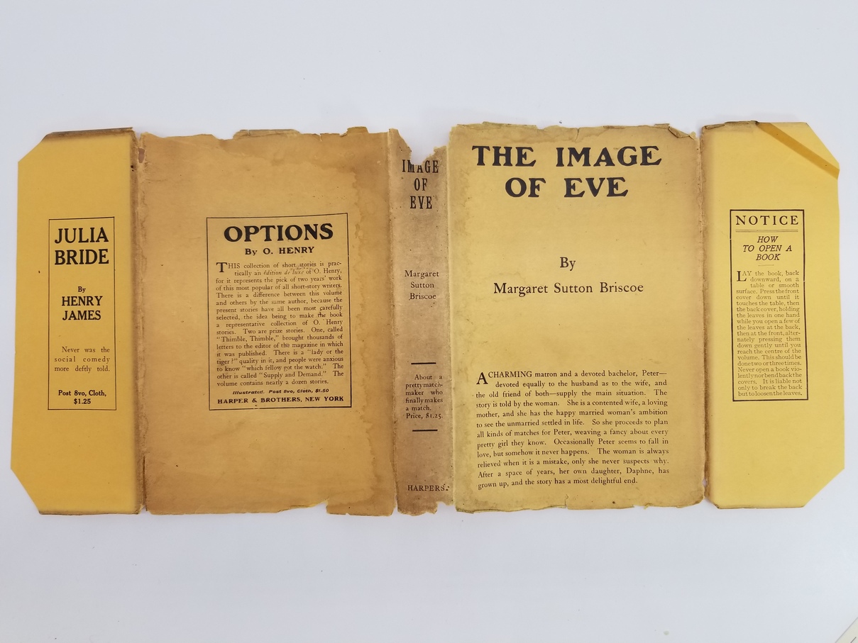 THE IMAGE OF EVE (FINE BINDING) (DJ Protected by a Brand New, Clear ...