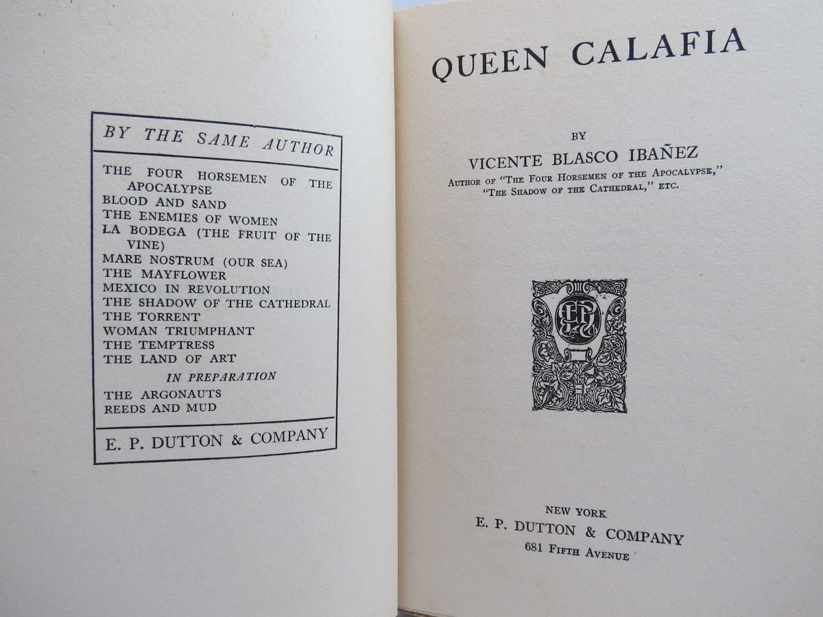 QUEEN CALAFIA (CHARLES K. STEVENS ART DECO DUST JACKET) (DJ Protected ...