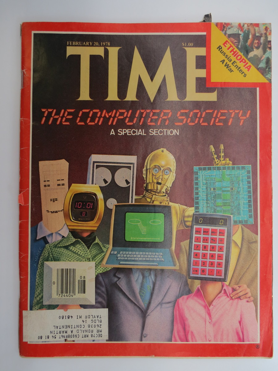 TIME MAGAZINE, FEBRUARY 20, 1978 (THE COMPUTER SOCIETY)
