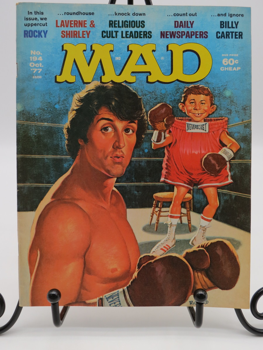MAD MAGAZINE ISSUE # 194 OCTOBER 1977 (ROCKY)