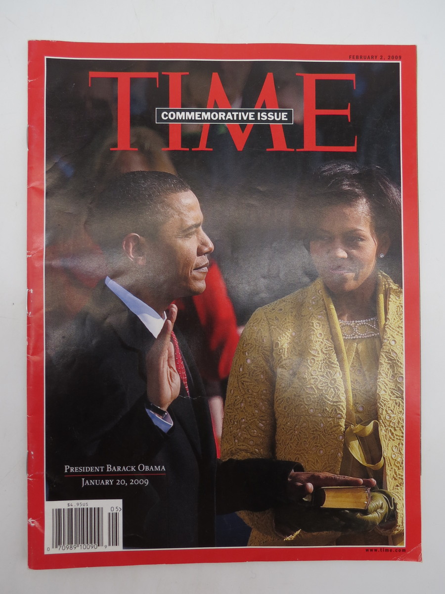 TIME MAGAZINE FEBRUARY 2, 2009 (PRESIDENT BARACK OBAMA-INAUGURATION ...