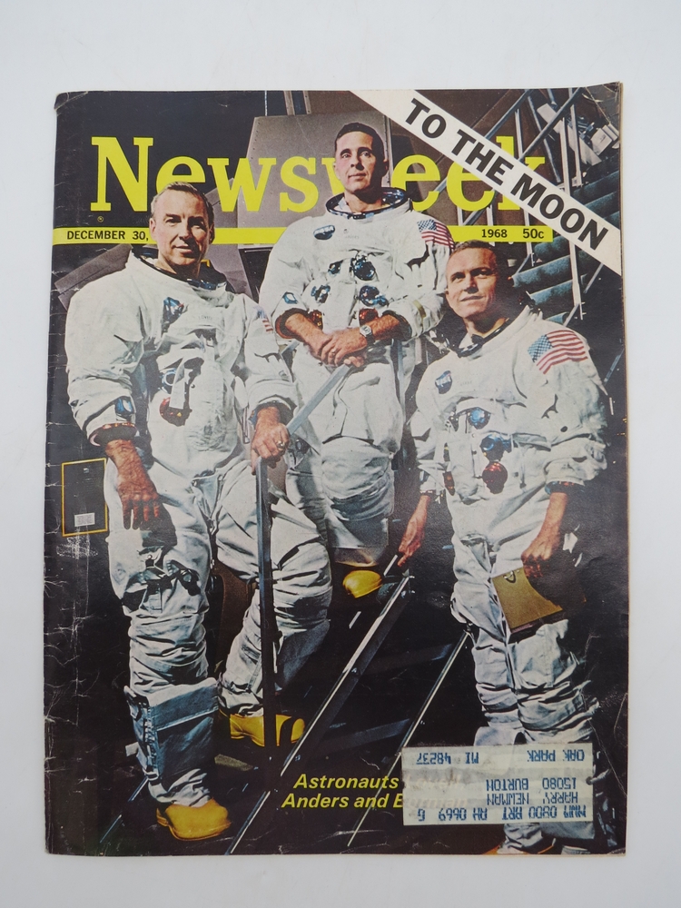 NEWSWEEK MAGAZINE, DECEMBER 30, 1968 (ASTRONAUTS LOVELL, ANDERS AND BORMAN)