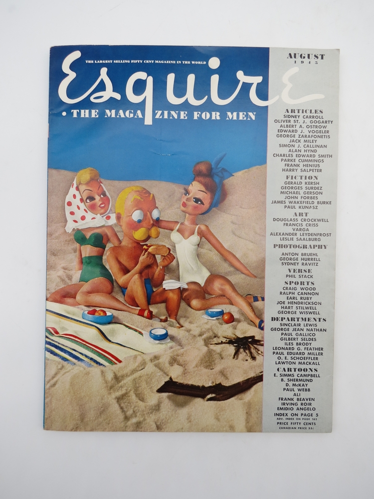 ESQUIRE MAGAZINE AUGUST 1944 (VARGA PINUP)