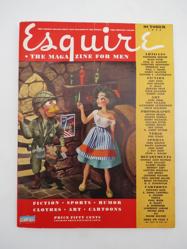 ESQUIRE MAGAZINE OCTOBER 1944 (VARGA PINUP)