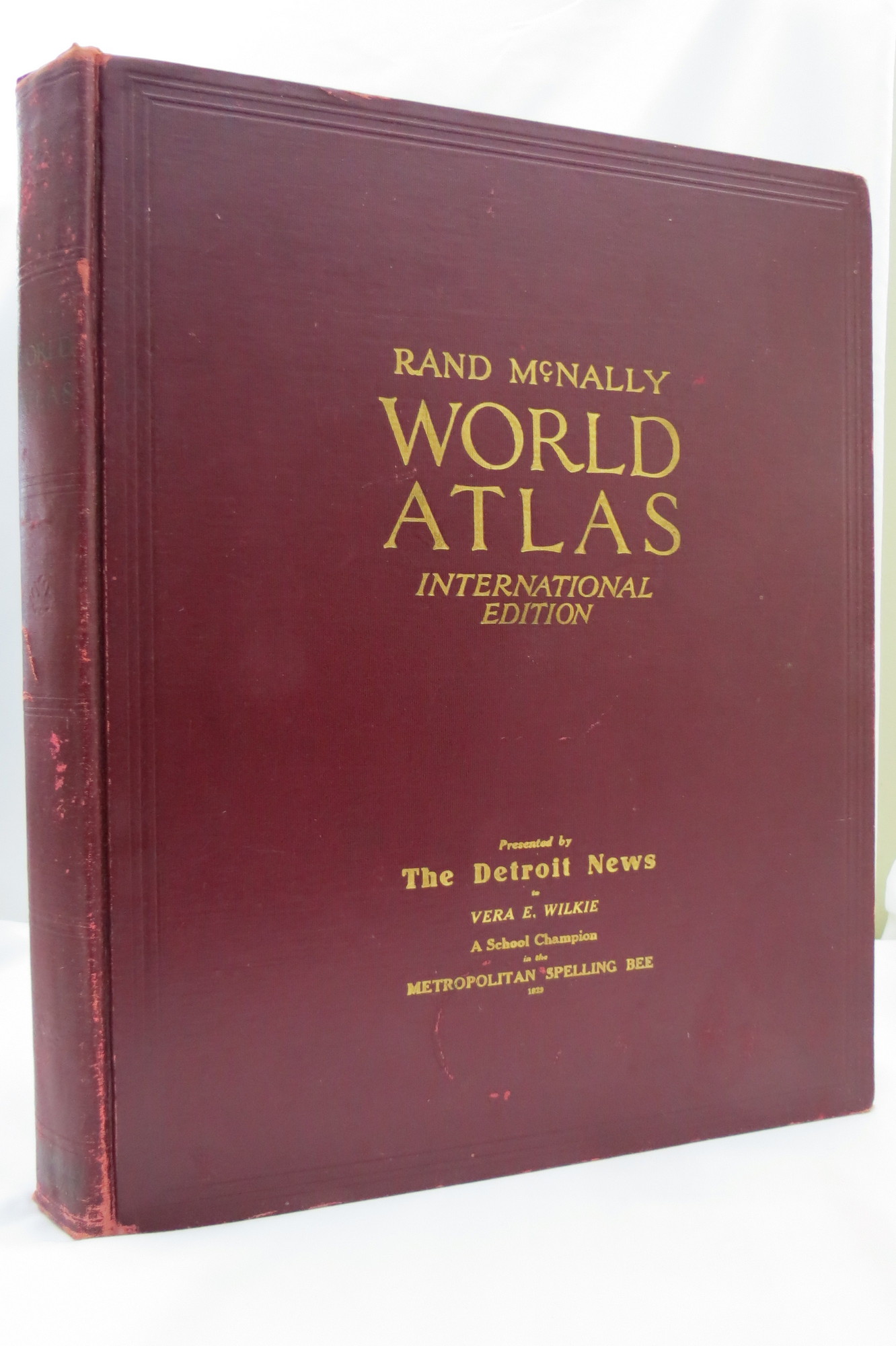 CENTURY OF PROGRESS ATLAS OF THE WORLD 1935