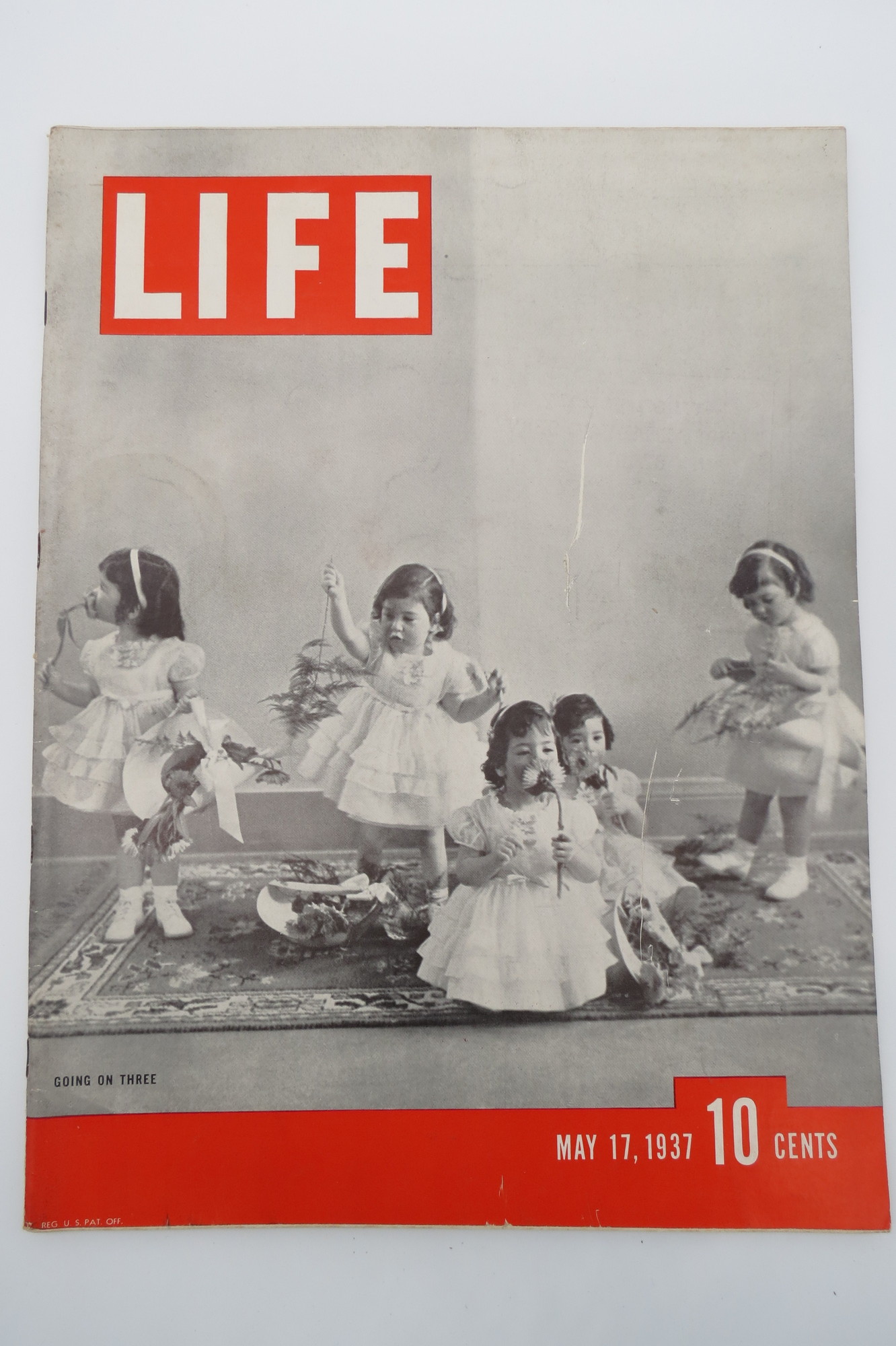 LIFE MAGAZINE, MAY 17, 1937 (QUINTUPLETS)
