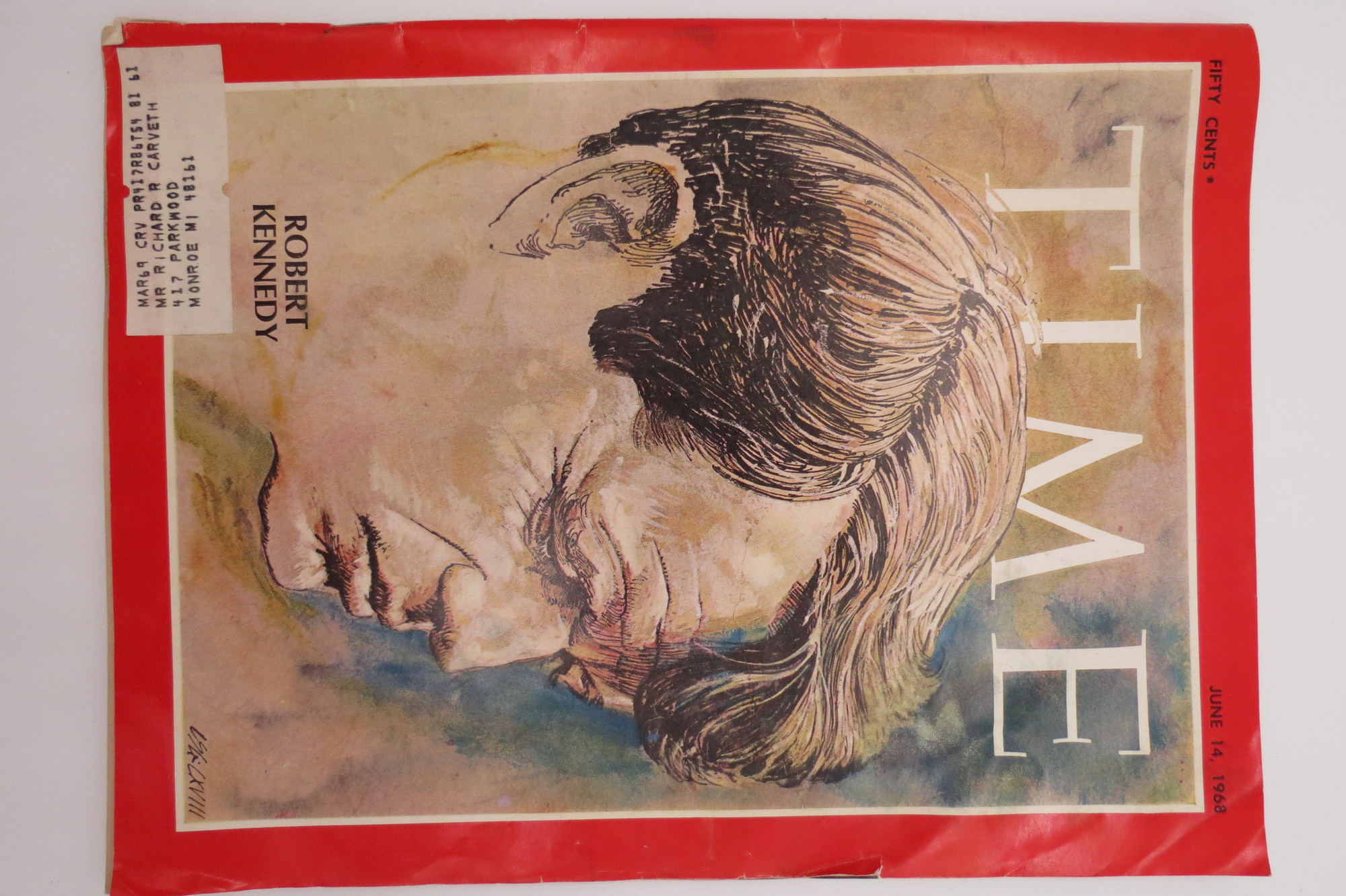 TIME MAGAZINE JUNE 14, 1968 (ROBERT KENNEDY COVER)