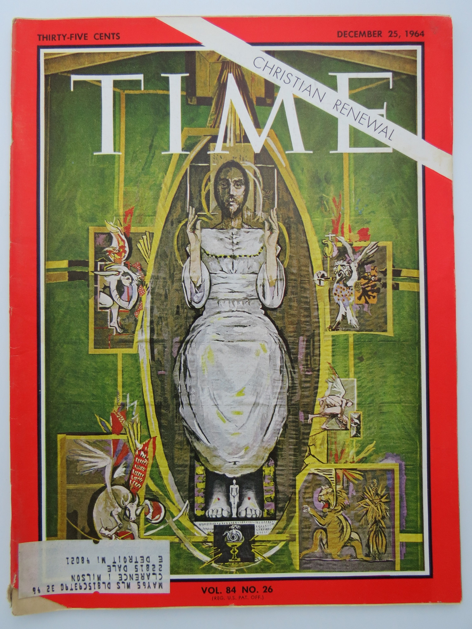 TIME MAGAZINE DECEMBER 25, 1964 (CHRISTIAN RENEWAL)