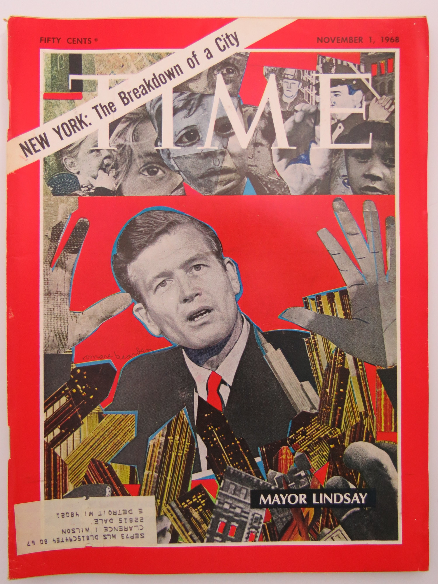 TIME MAGAZINE NOVEMBER 1, 1968 (NEW YORK: THE BREAKDOWN OF A CITY) The ...