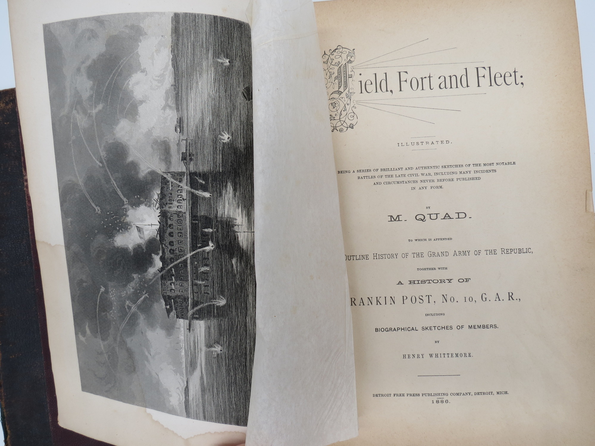 FIELD, FORT AND FLEET; BEING A SERIES OF BRILLIANT AND AUTHENTIC ...