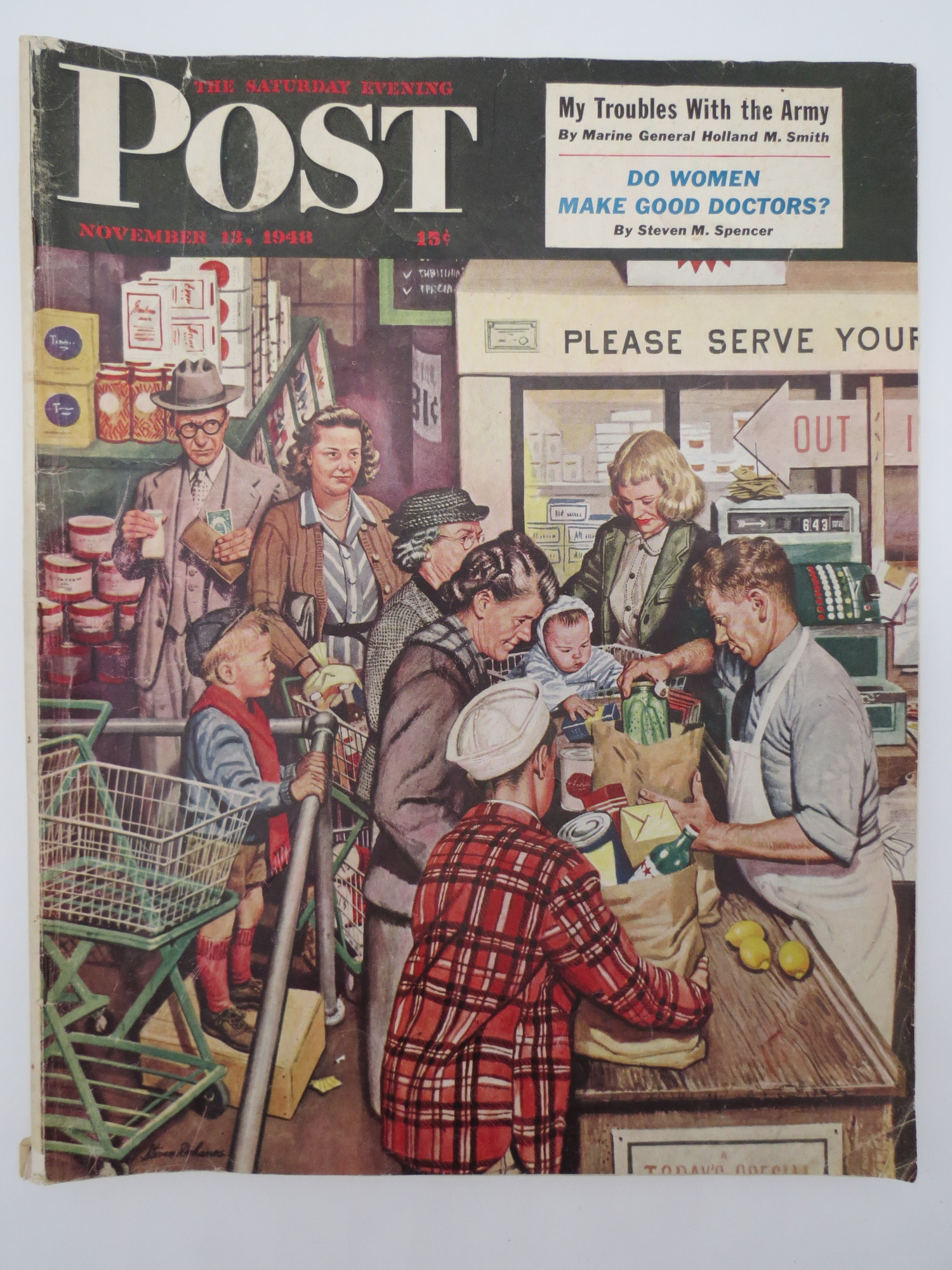 THE SATURDAY EVENING POST MAGAZINE - NOVEMBER 13, 1948 (STEVEN DOHANOS ...