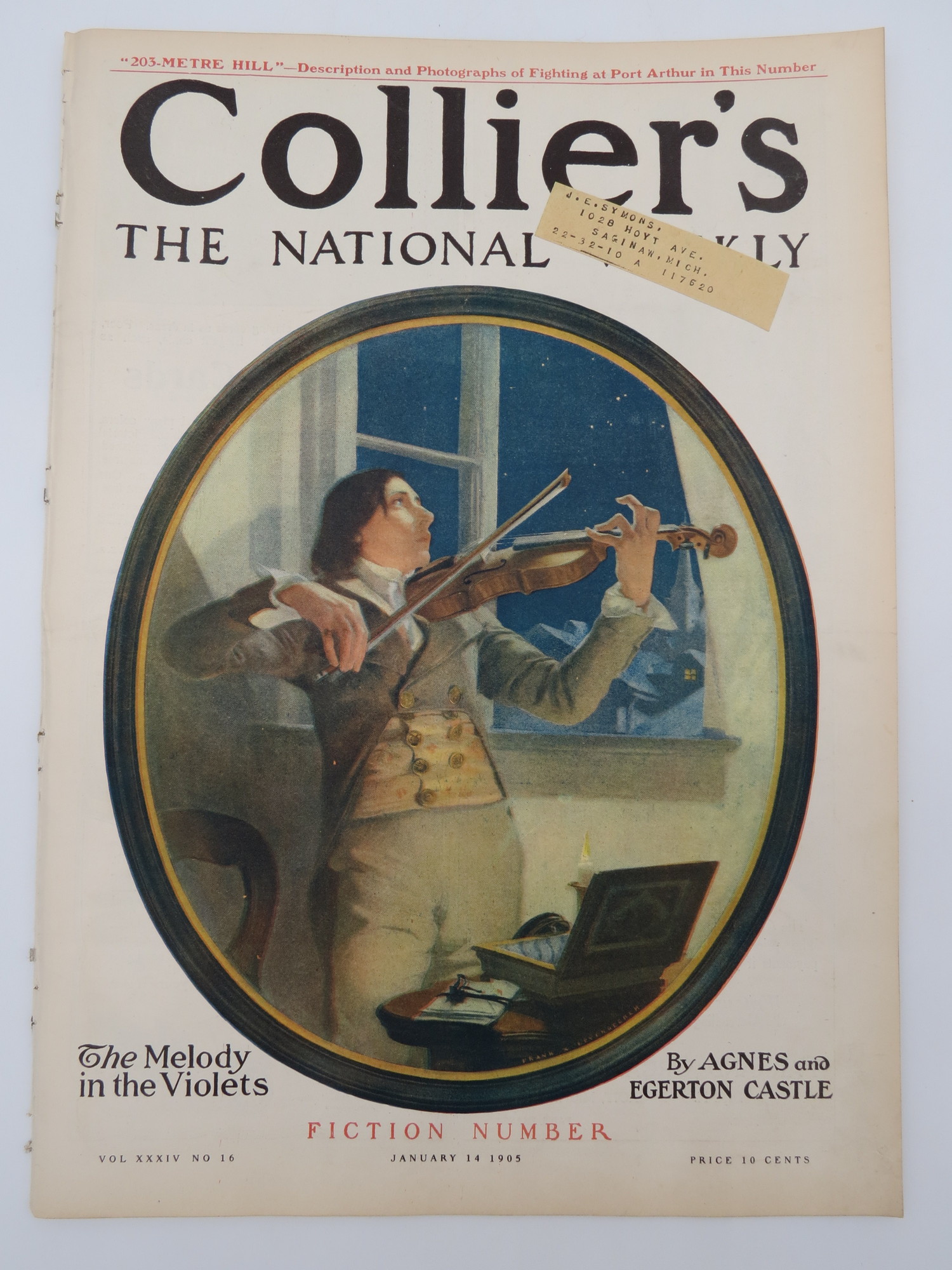 COLLIER'S WEEKLY MAGAZINE - DECEMBER 3, 1904 (MAXFIELD PARRISH COVER ...