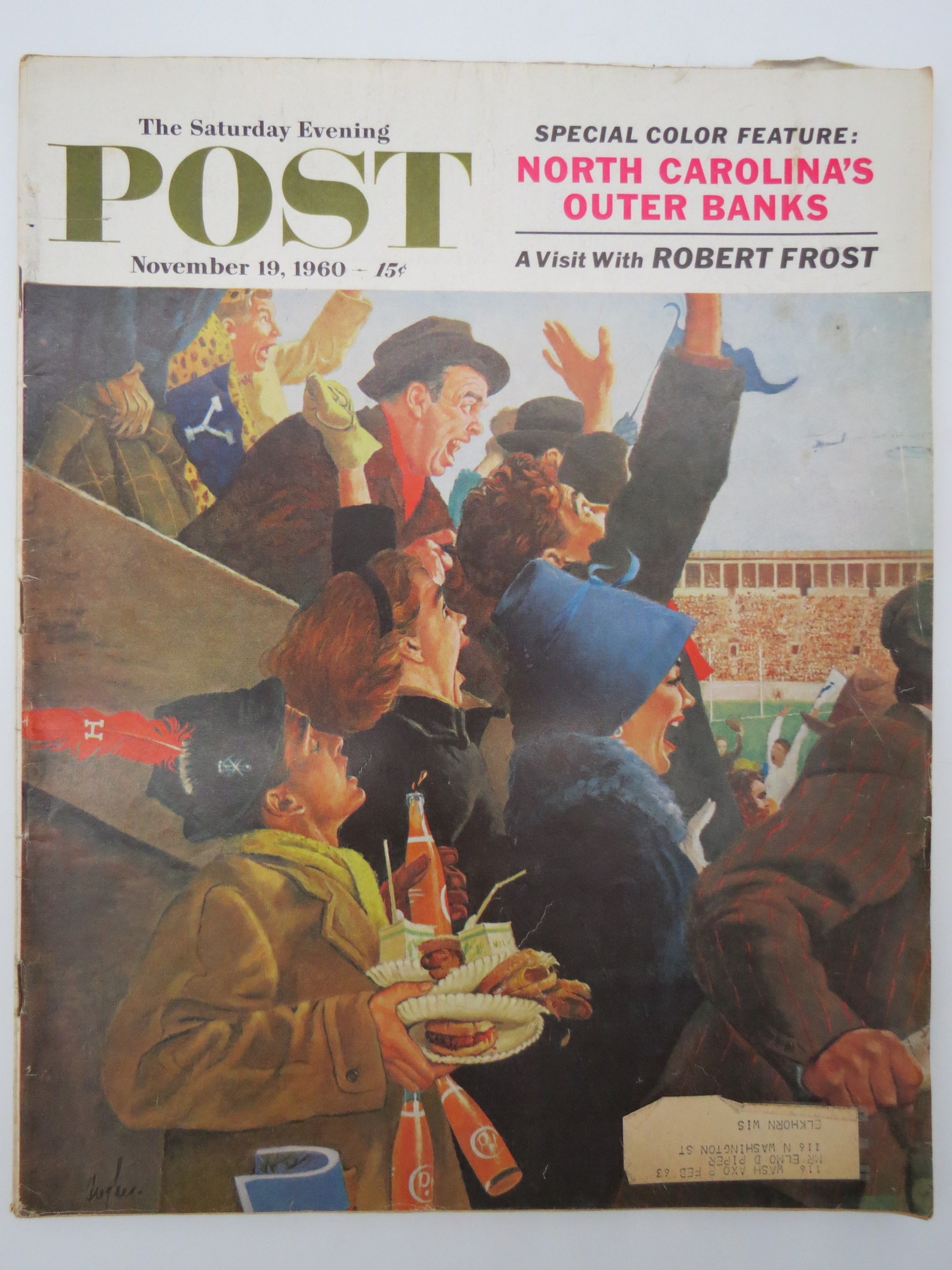 THE SATURDAY EVENING POST COVER, NOVEMBER 26, 1932, THANKSGIVING, J. C ...