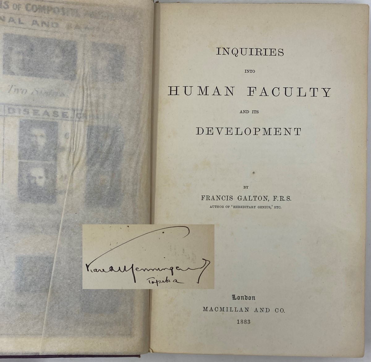Inquiries Into Human Faculty and its Development