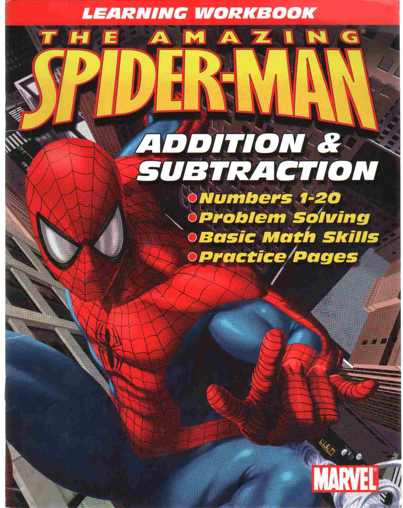 SPIDER-MAN WORKBOOK ~ ADDITION & SUBTRACTION