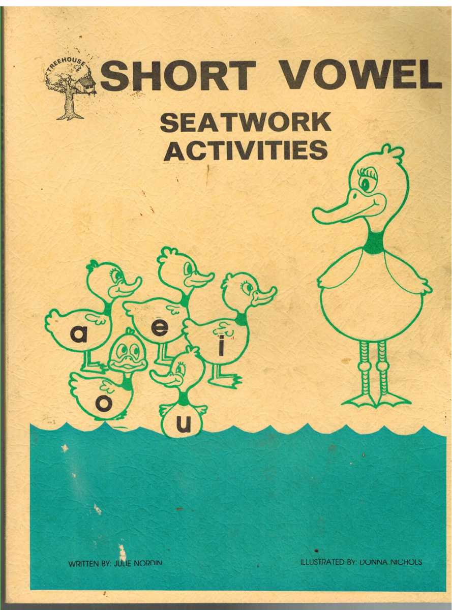 SHORT VOWEL SEATWORK ACTIVITIES