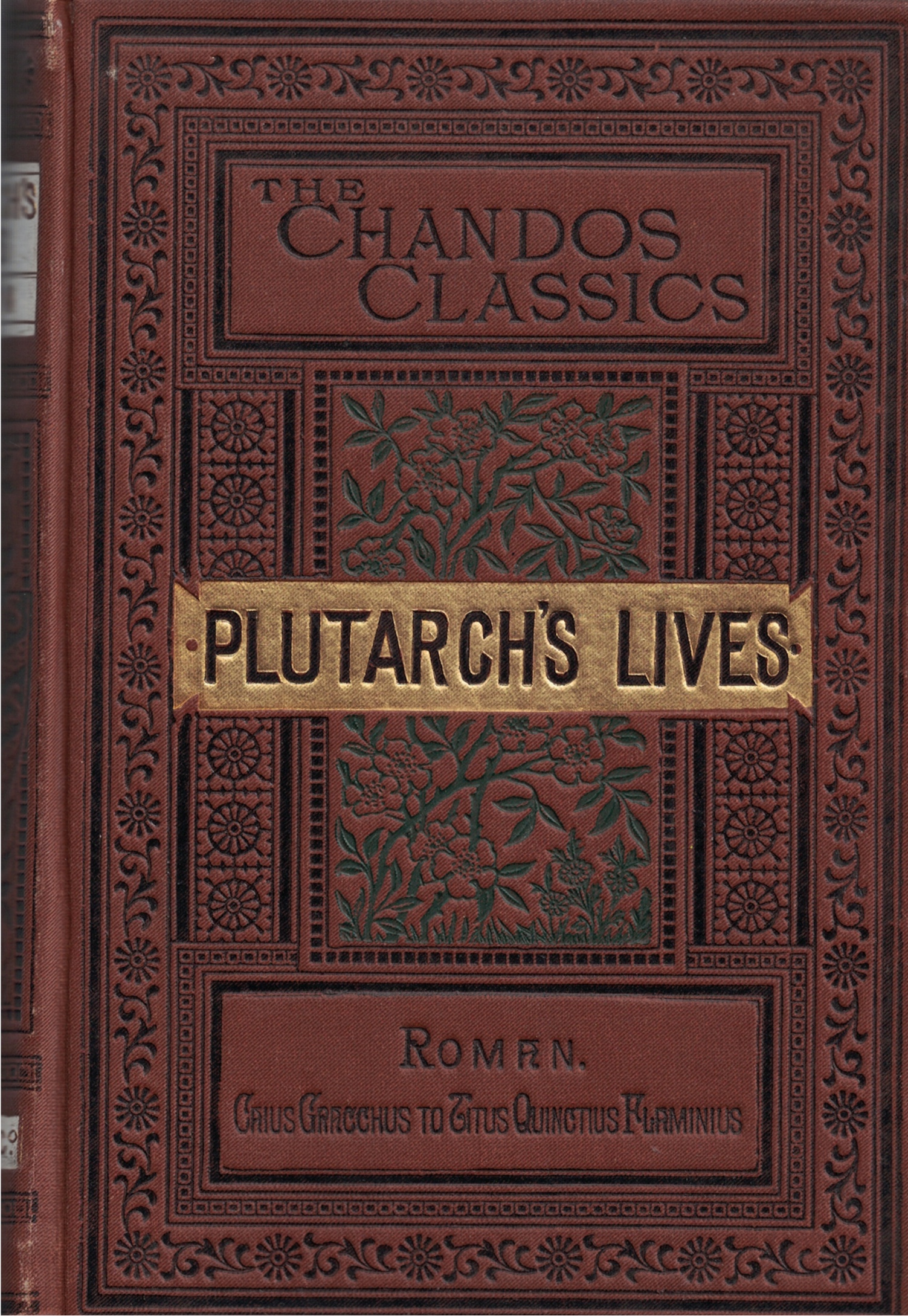 Plutarch's Lives: Volumes 1 & 2 (out of 4) , Roman Section