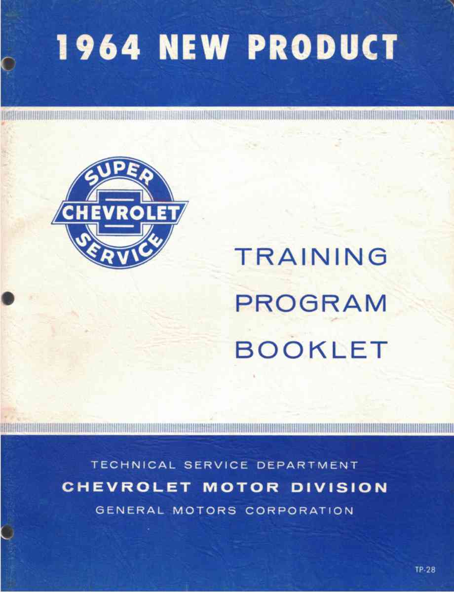 1964 [Chevrolet] New Product: Training Program Booklet