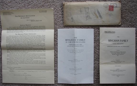 Genealogy of the Bingham Family, in the United States, Especially of ...