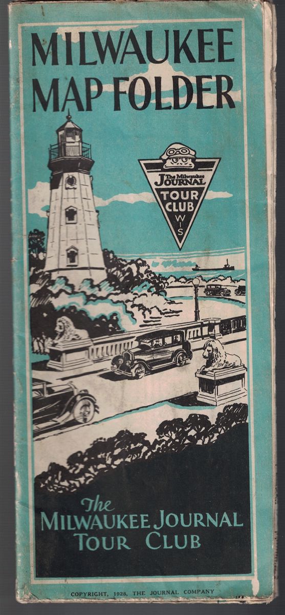 Northern Wisconsin Lakes Map Folder [1926 Road Map]