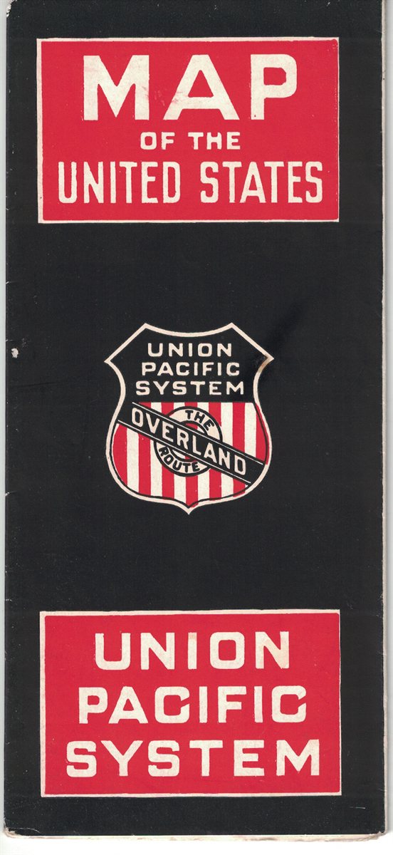 Map of the United States; Union Pacific System, The Overland Route