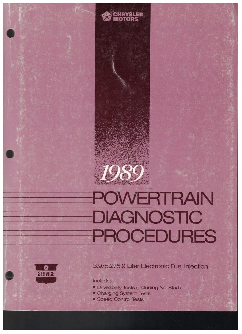 1988-3/4 - 1989 Body Diagnostic Procedures: Passive Restraint System ...