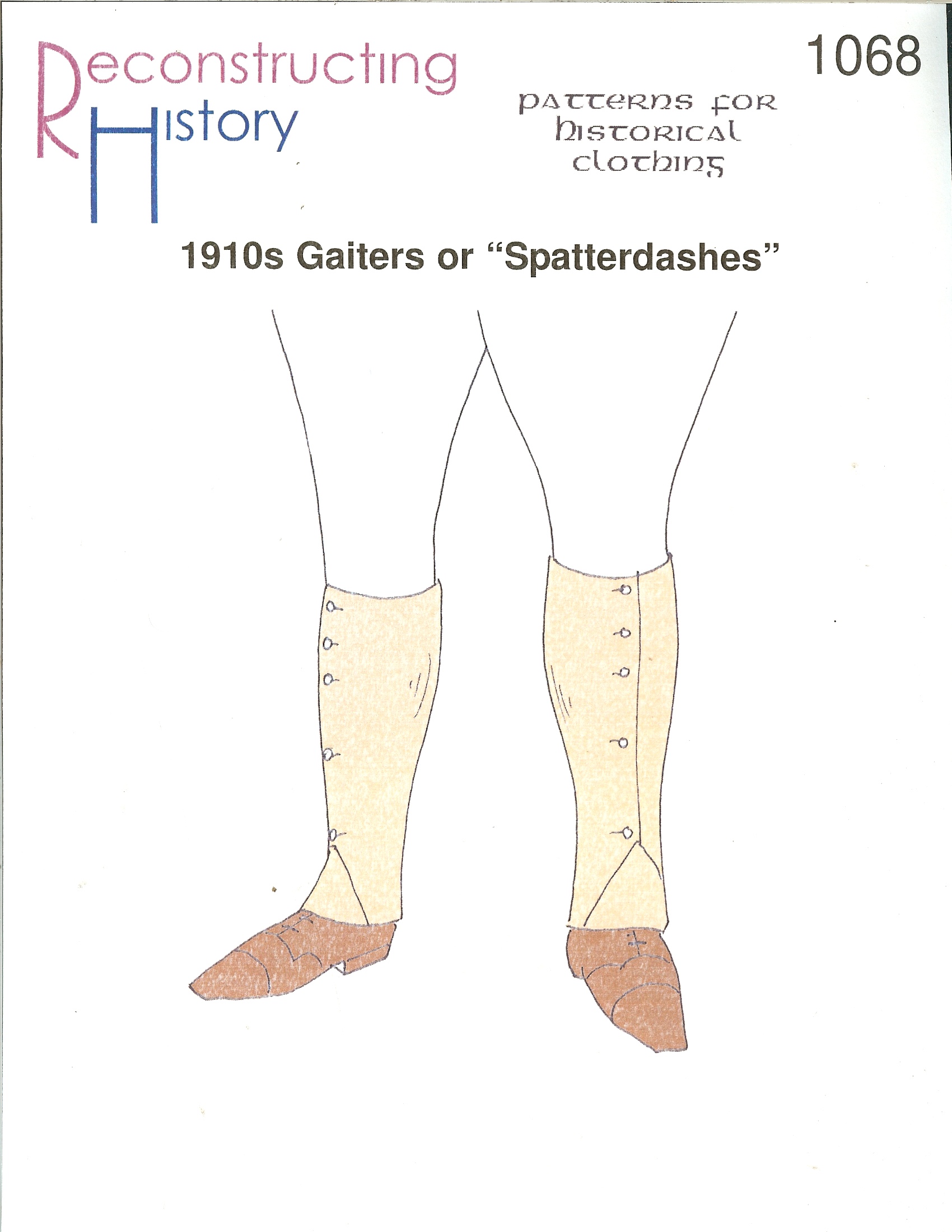 RH1068: 1910S GAITERS OR 'SPATTERDASHES'