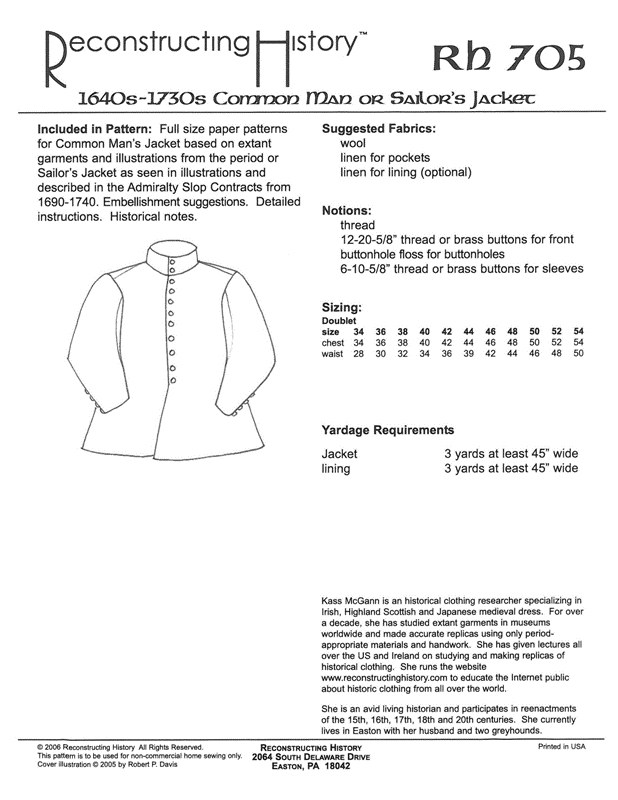 Category: Reconstructing History - Late 17th - Mid 18th Century
