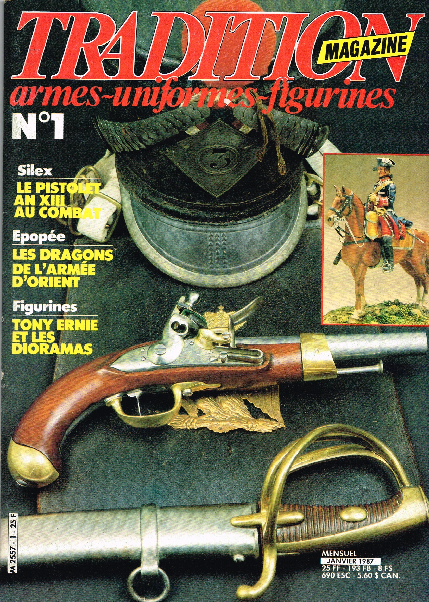 TRADITION MAGAZINE NO.1: JANIVIER 1987 (FRENCH TEXT) 57864