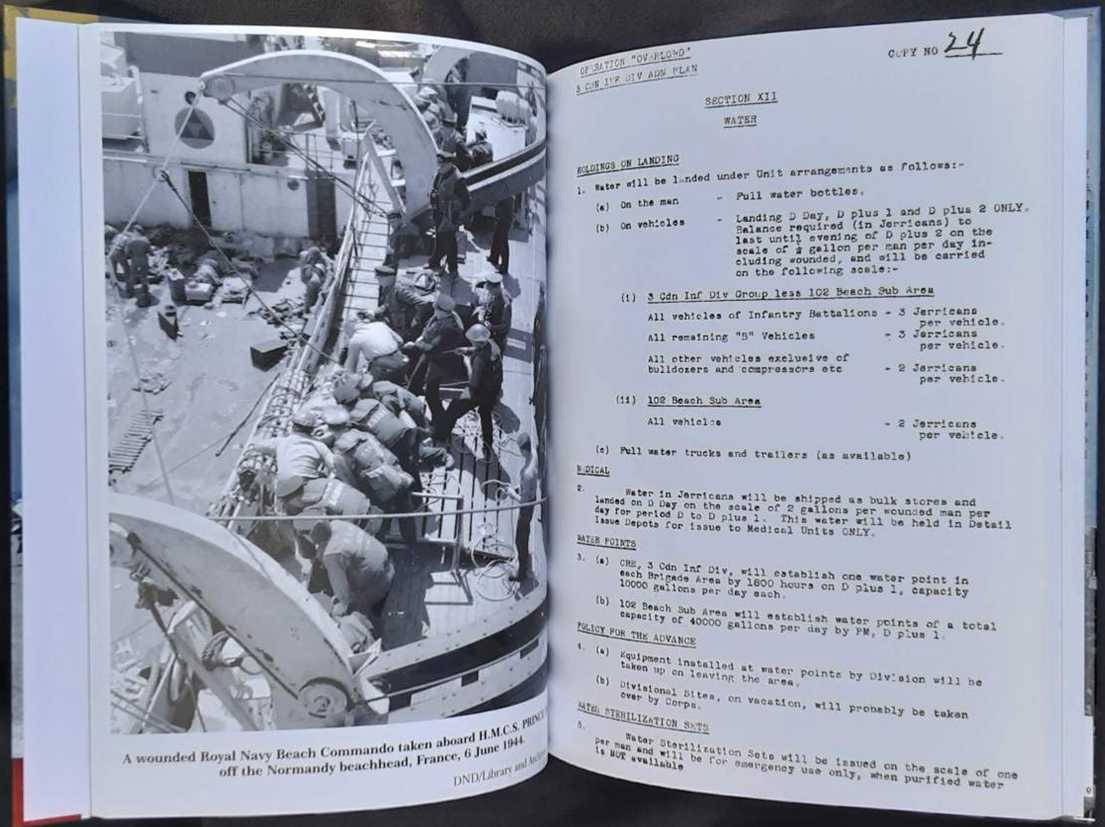 THE 3RD CANADIAN INFANTRY DIVISION D-DAY ADMINISTRATIVE PLANS