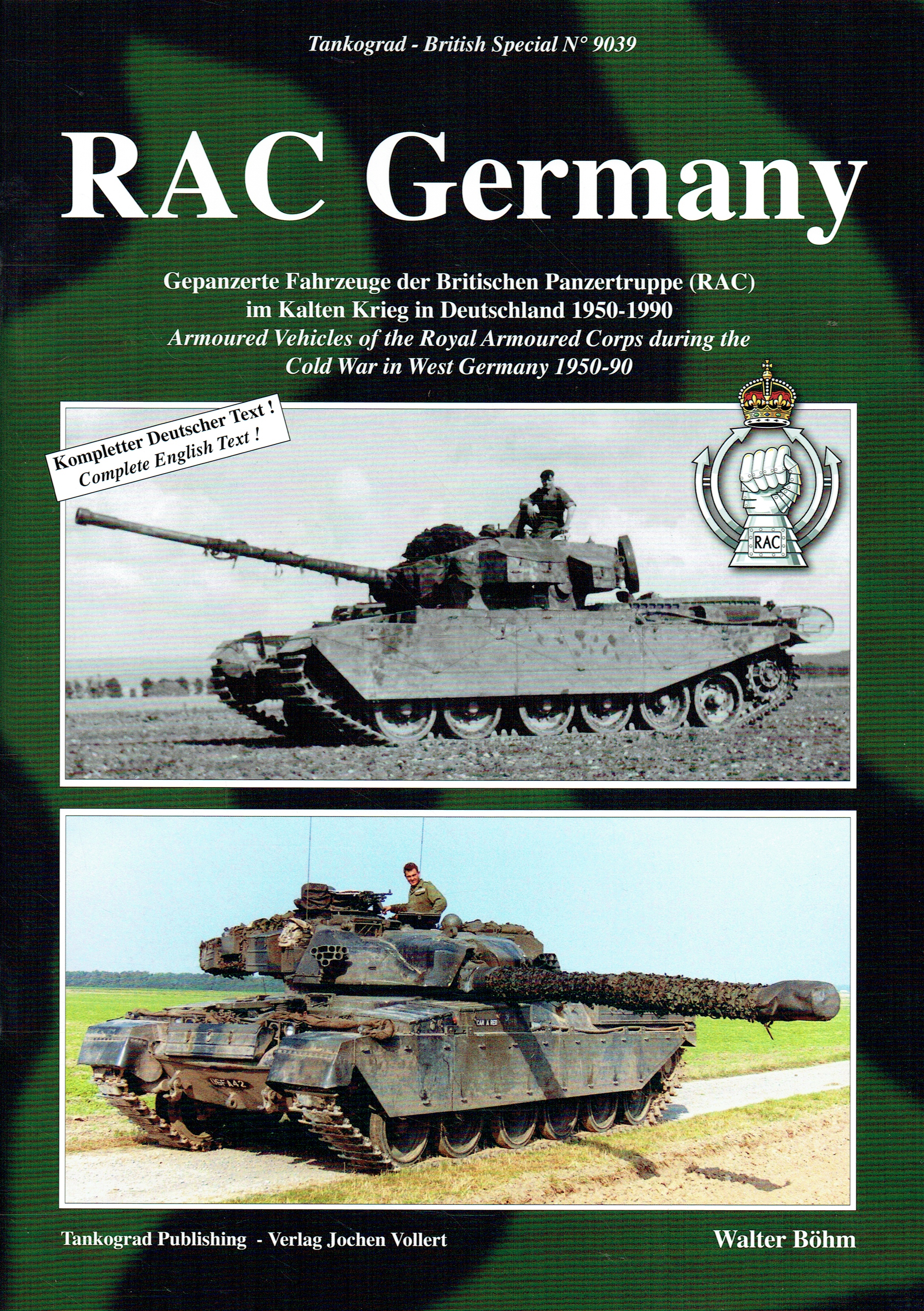 RAC GERMANY : ARMOURED VEHICLES OF THE ROYAL ARMOURED CORPS DURING THE ...