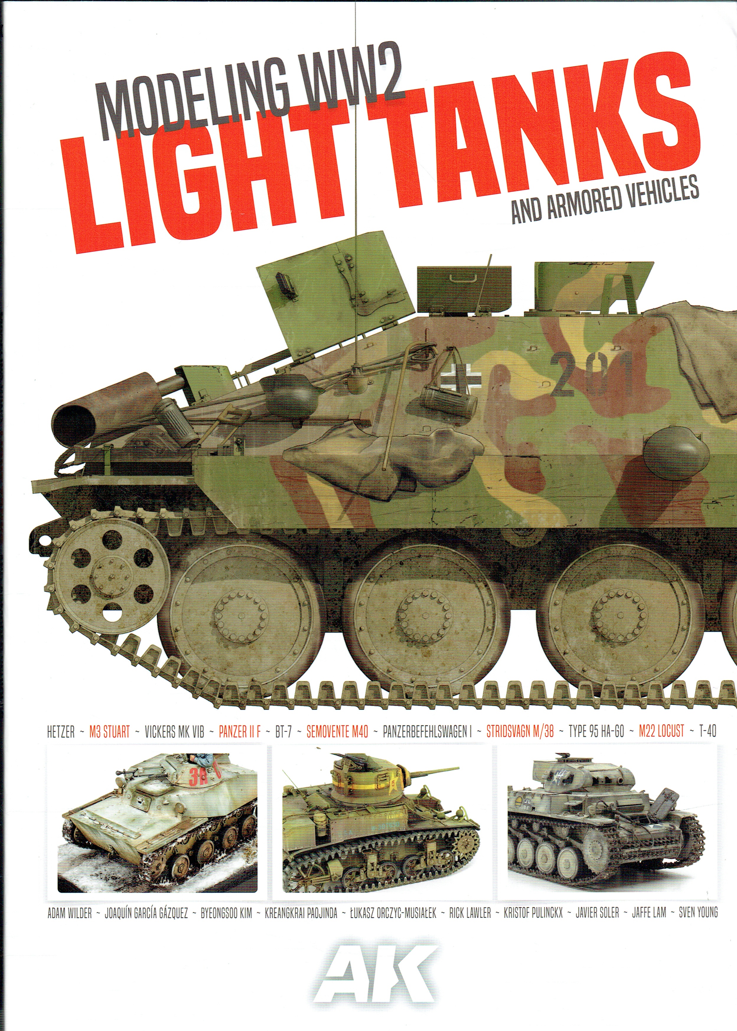MODELING WW2 LIGHT TANKS AND ARMORED VEHICLES