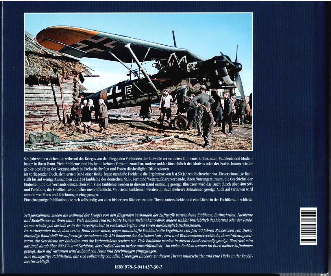 EMBLEME DER LUFTWAFFE BAND 1 : NAH - UND FERNAUFKLARER / EMBLEMS OF THE ...