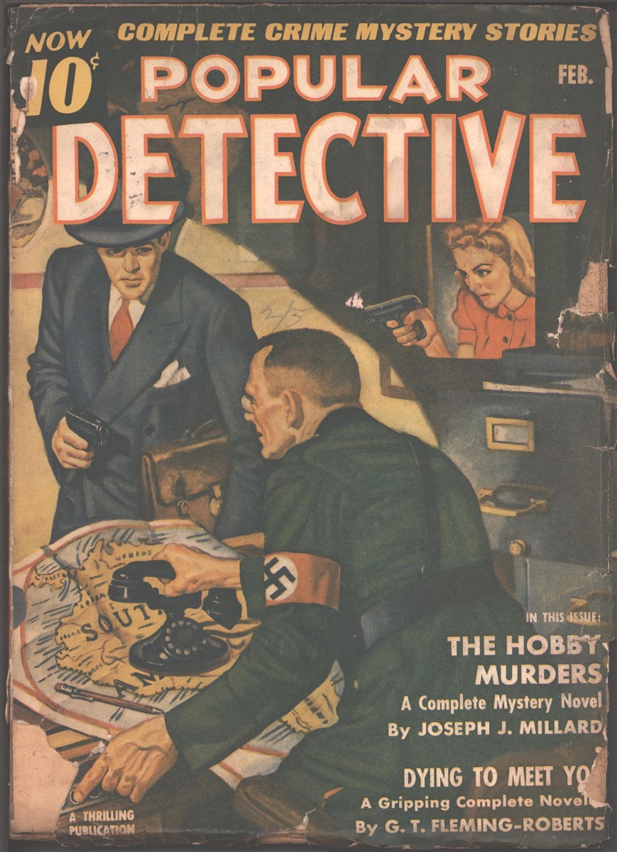 Popular Detective 1942 February. WWII
